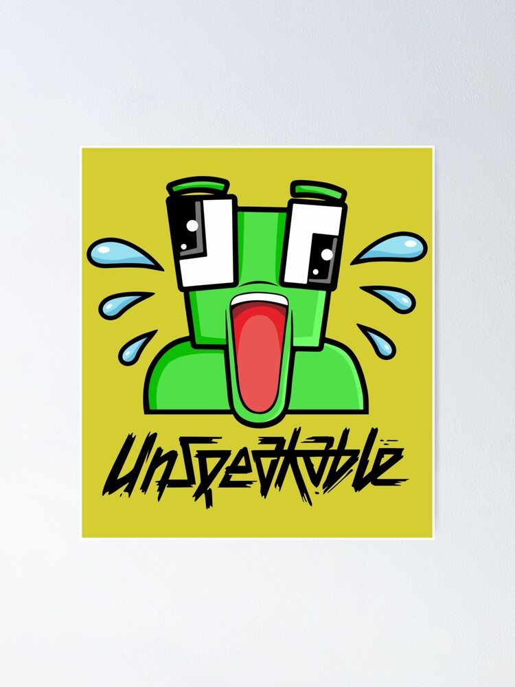"youtube play Funny Unspeak.able" Poster for Sale by Aralina01 | Redbubble