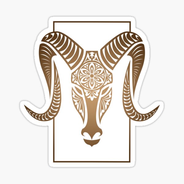 "bull head" Sticker for Sale by GaggaNatta | Redbubble