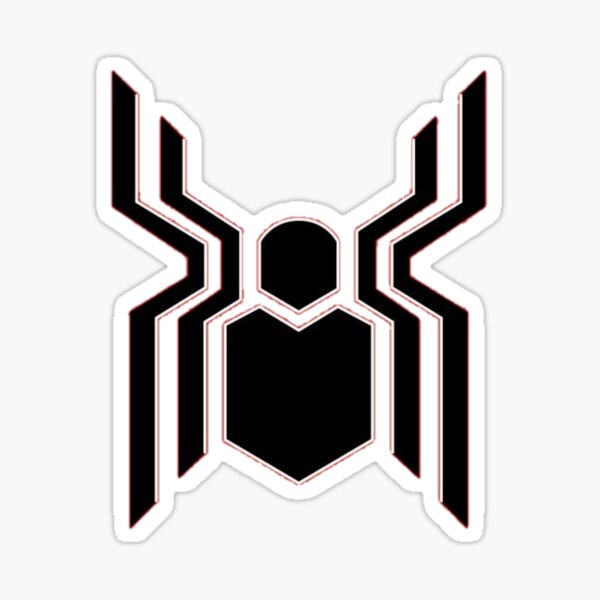 "Black Spider " Sticker by babybeeart | Redbubble