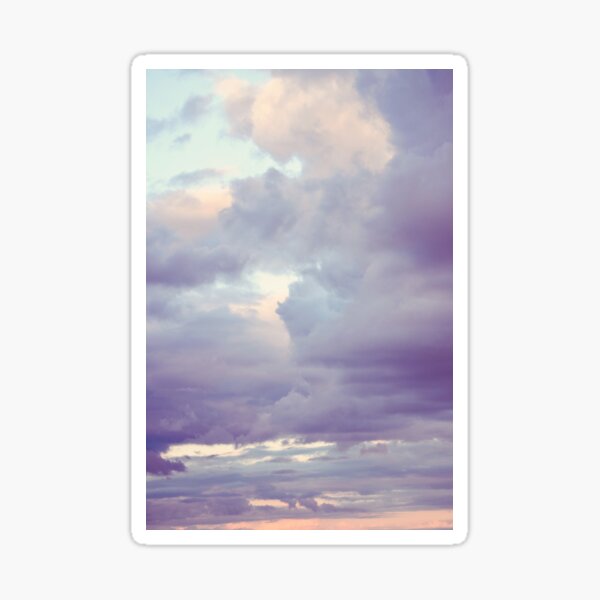 "Pink Clouds " Sticker by spectrumcloths | Redbubble