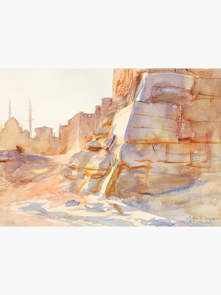 "Cairo (ca. 1891) by John Singer Sargent" Sticker by Designedbysm ...