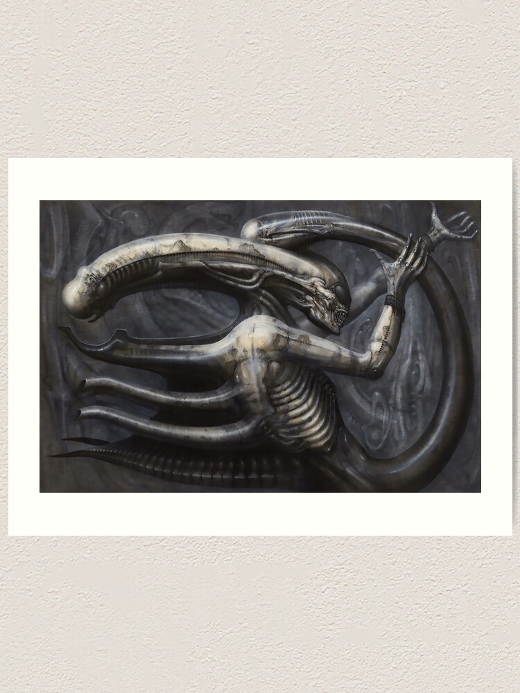 Lámina artística «H.R Giger - Necronomicon IV» de bigdaddynutnut | Redbubble
