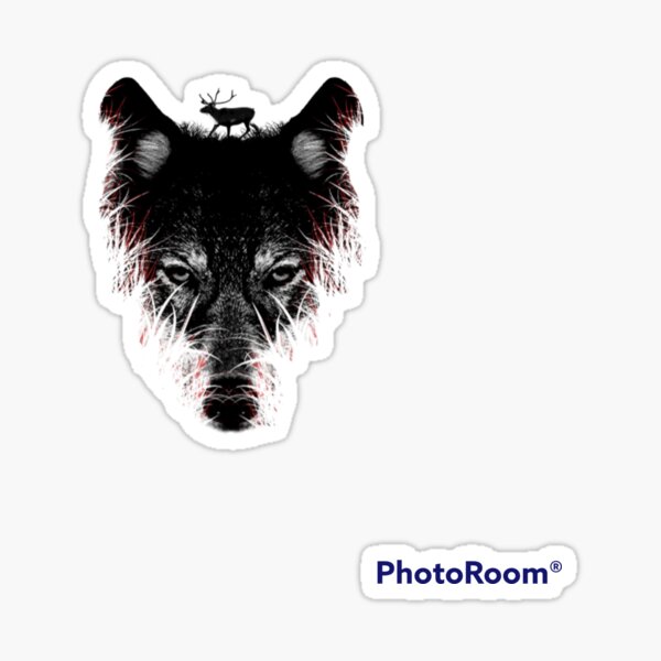 "wolf" Sticker for Sale by Registan | Redbubble