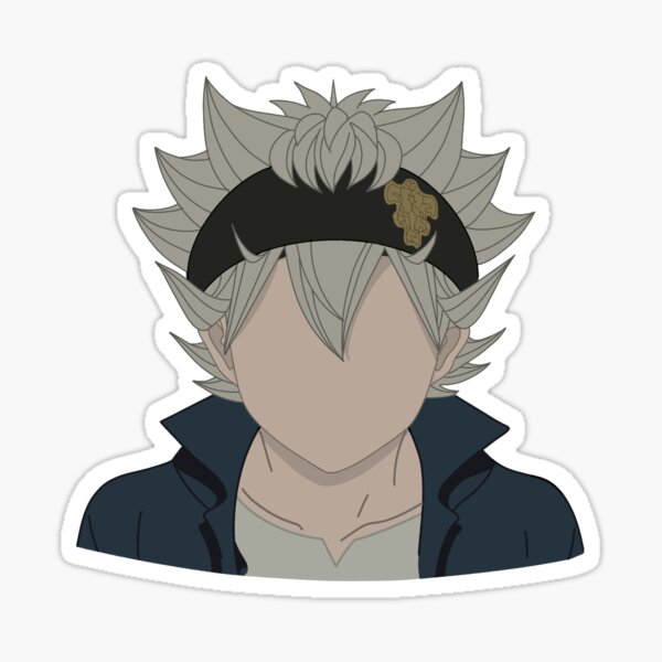 "Asta- Black Clover sticker" Sticker by Og-kiddo | Redbubble