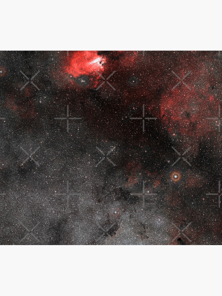 "Star cluster M18 (NGC 6613) - Wide-field view (constellation of Sagittarius)" Sticker by ...