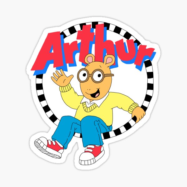 "Arthur Logo" Sticker for Sale by artofbridget | Redbubble