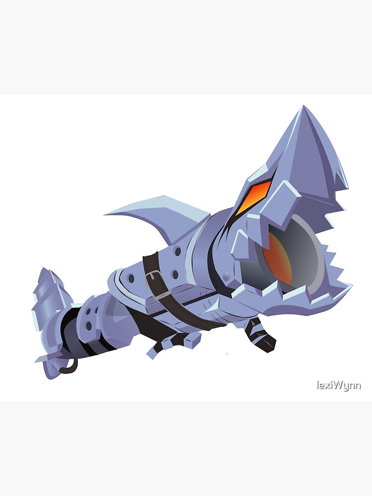 "Fishbones Gun" Poster by lexiWynn | Redbubble