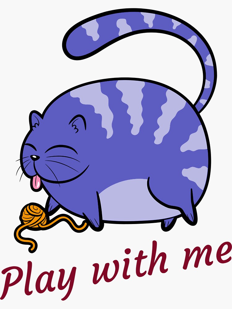 "Play with me" Sticker for Sale by Flexstyle | Redbubble