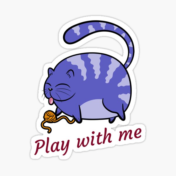 "Play with me" Sticker for Sale by Flexstyle | Redbubble