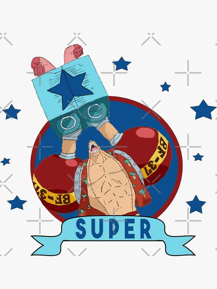 "Super Franky " Sticker for Sale by animegoob | Redbubble