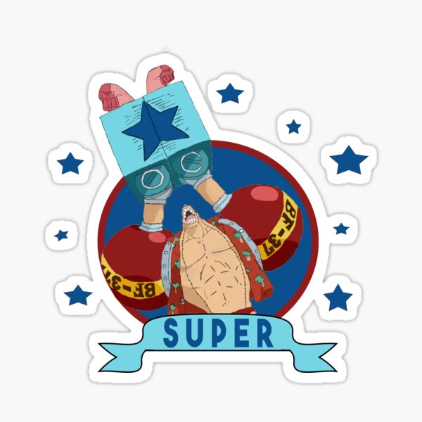 "Super Franky " Sticker for Sale by animegoob | Redbubble