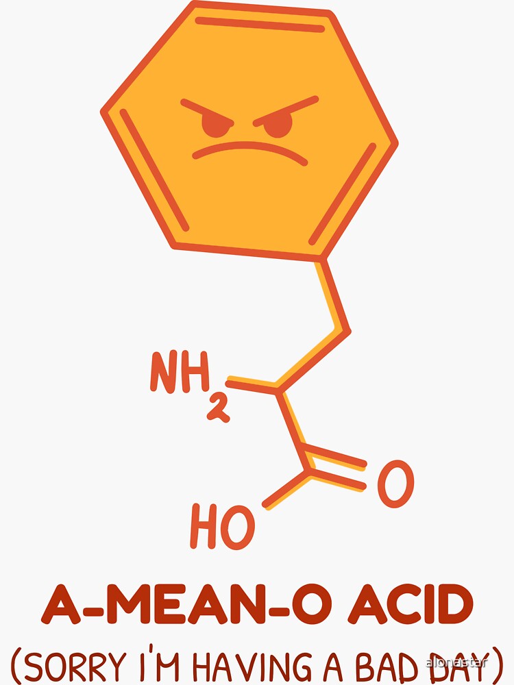 Pegatina «¿UN SIGNIFICADO O ÁCIDO? Ciencia divertida Física Química ...
