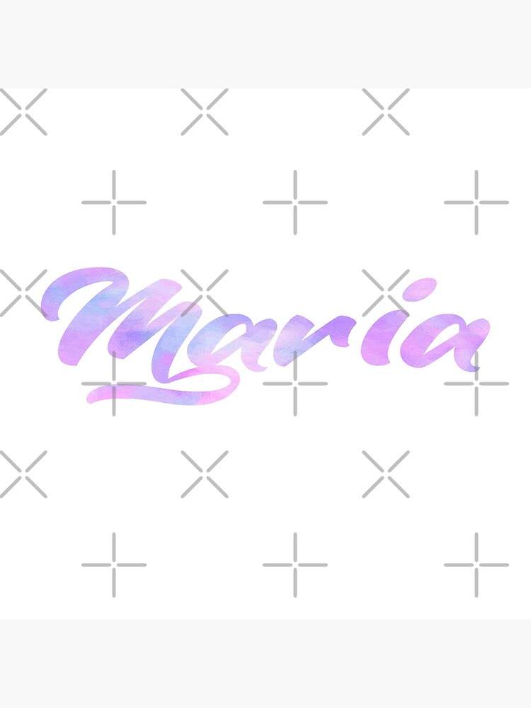 "Maria - Aesthetic Name Colorful Style" Poster for Sale by ...