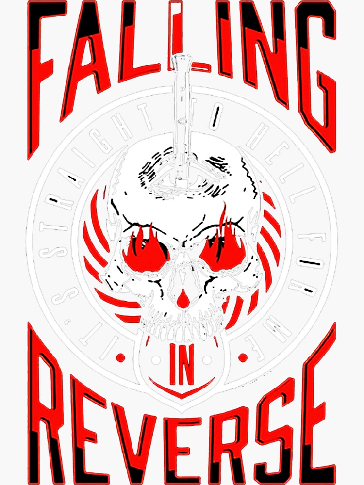"Falling In Reverse the best group music rock " Sticker for Sale by ...