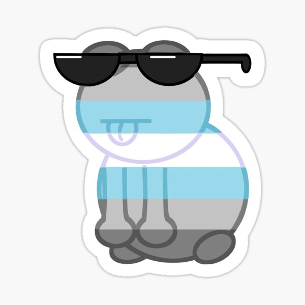 "LGBT Frog Demiboy Flag Sticker" Sticker by ARRE123 | Redbubble
