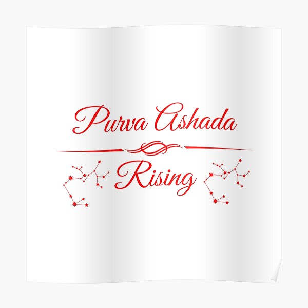 "Purva Ashada Rising Nakshatra - Vedic Astrology" Poster for Sale by ...