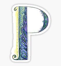 The Letter P Stickers | Redbubble