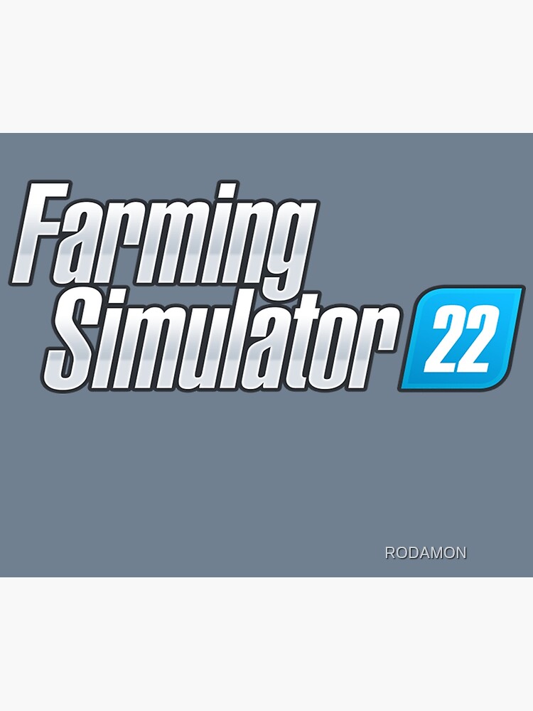 "Farming Simulator 22 logo" Poster by louis2020 | Redbubble