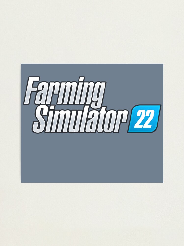 "Farming Simulator 22 logo" Photographic Print for Sale by louis2020 ...