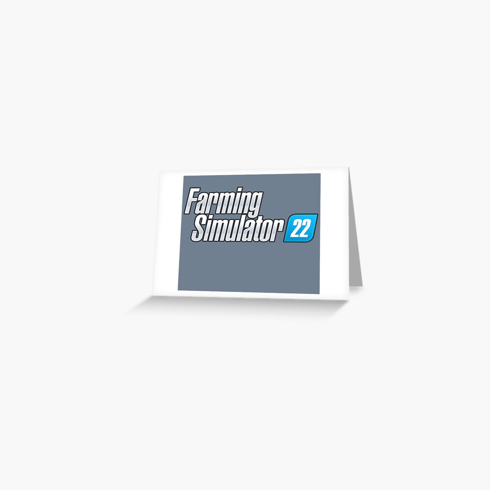 "Farming Simulator 22 logo" Greeting Card for Sale by louis2020 | Redbubble