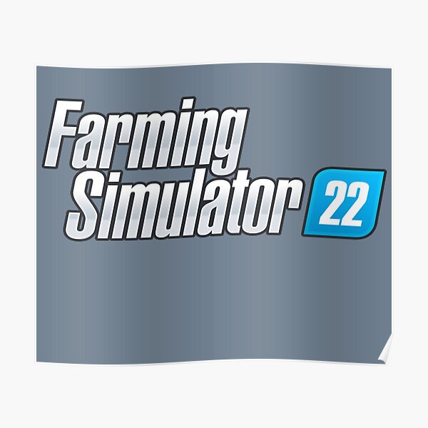 Póster «Farming Simulator 22 logo» de louis2020 | Redbubble