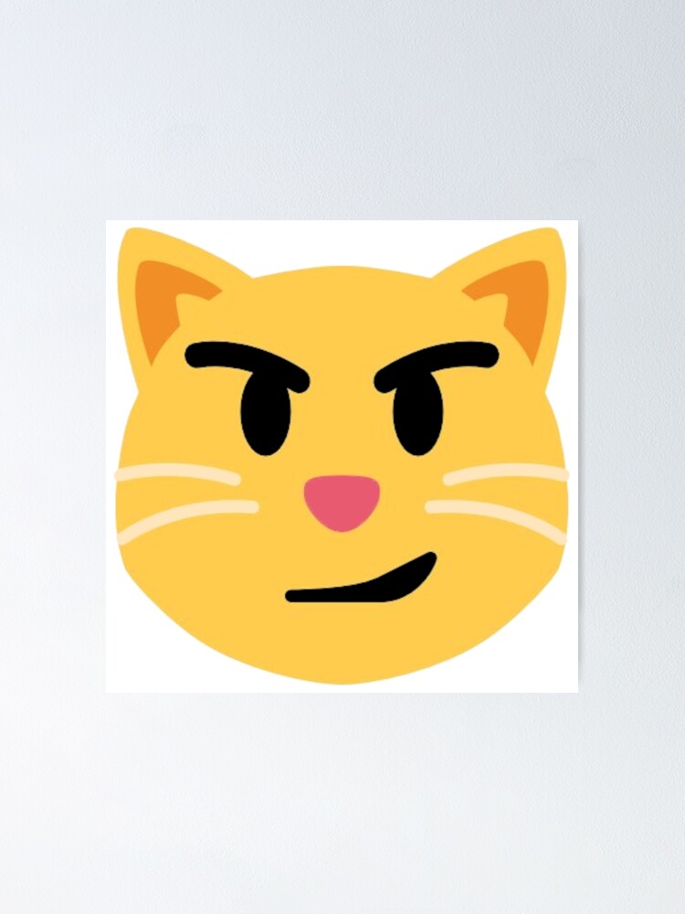 "Smirking Kitty Kot" Poster for Sale by 24355CDoleFdaeD | Redbubble