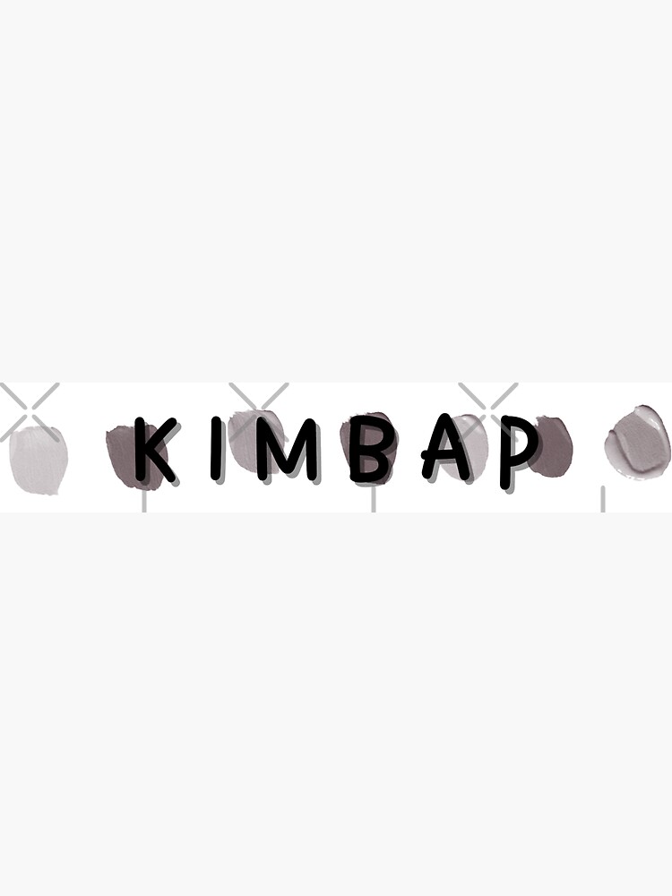 "KIMBAP" Sticker for Sale by Threefish | Redbubble