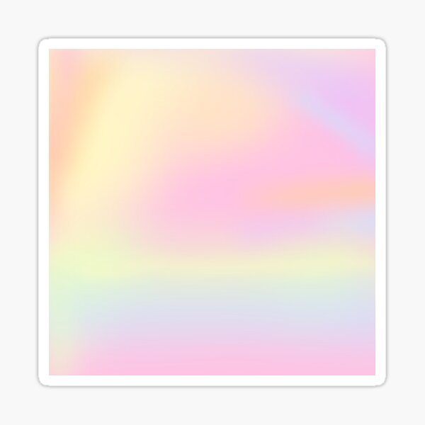"Pastel Rainbow Abstract Gradient" Sticker by tabbygun | Redbubble
