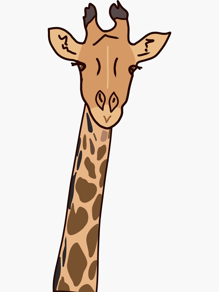 "Giraffe " Sticker for Sale by ArcherAshleyArt | Redbubble