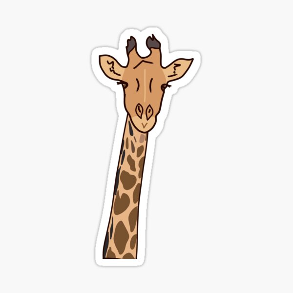 "Giraffe " Sticker for Sale by ArcherAshleyArt | Redbubble