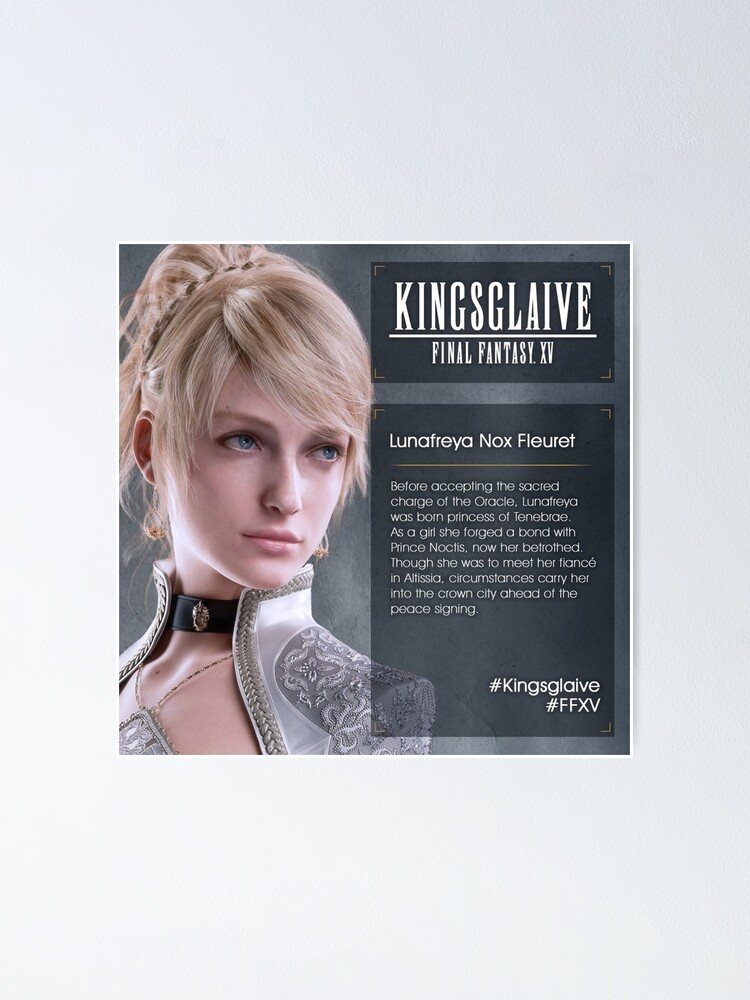 "Final Fantasy XV Kingsglaive - 1" Poster by Patihsuasana | Redbubble