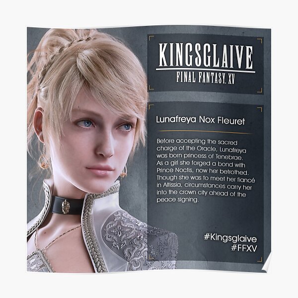 "Final Fantasy XV Kingsglaive - 1" Poster by Patihsuasana | Redbubble