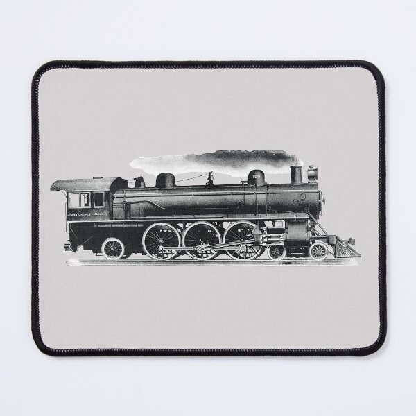 "Vintage Steam Train" Mouse Pad for Sale by stoatmanorpress | Redbubble