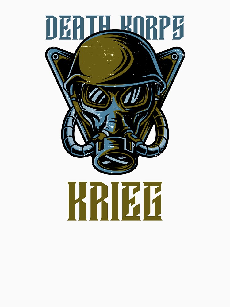 "Death Korps of Krieg Gas Mask" T-shirt for Sale by PMSPZOO | Redbubble ...