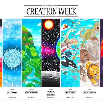 "Bible Study Creation Week " Poster for Sale by David Larson | Redbubble