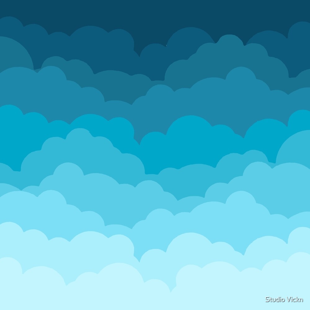 "Gradient Clouds" by studioVII | Redbubble