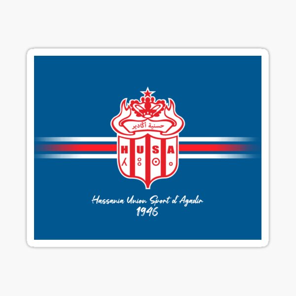 "HASSANIA UNION SPORT AGADIR 1946" Sticker by Westa Backs | Redbubble