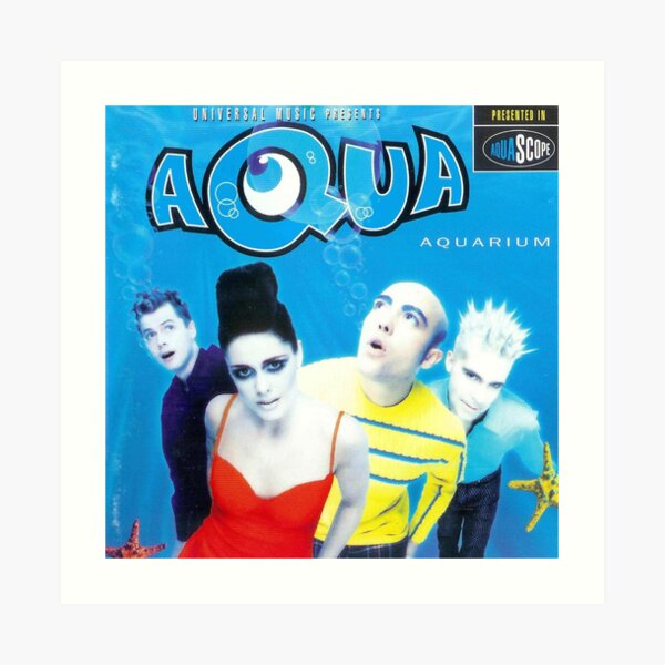 "Aqua "Aquarium" Album Cover" Art Print by adambombnickel | Redbubble