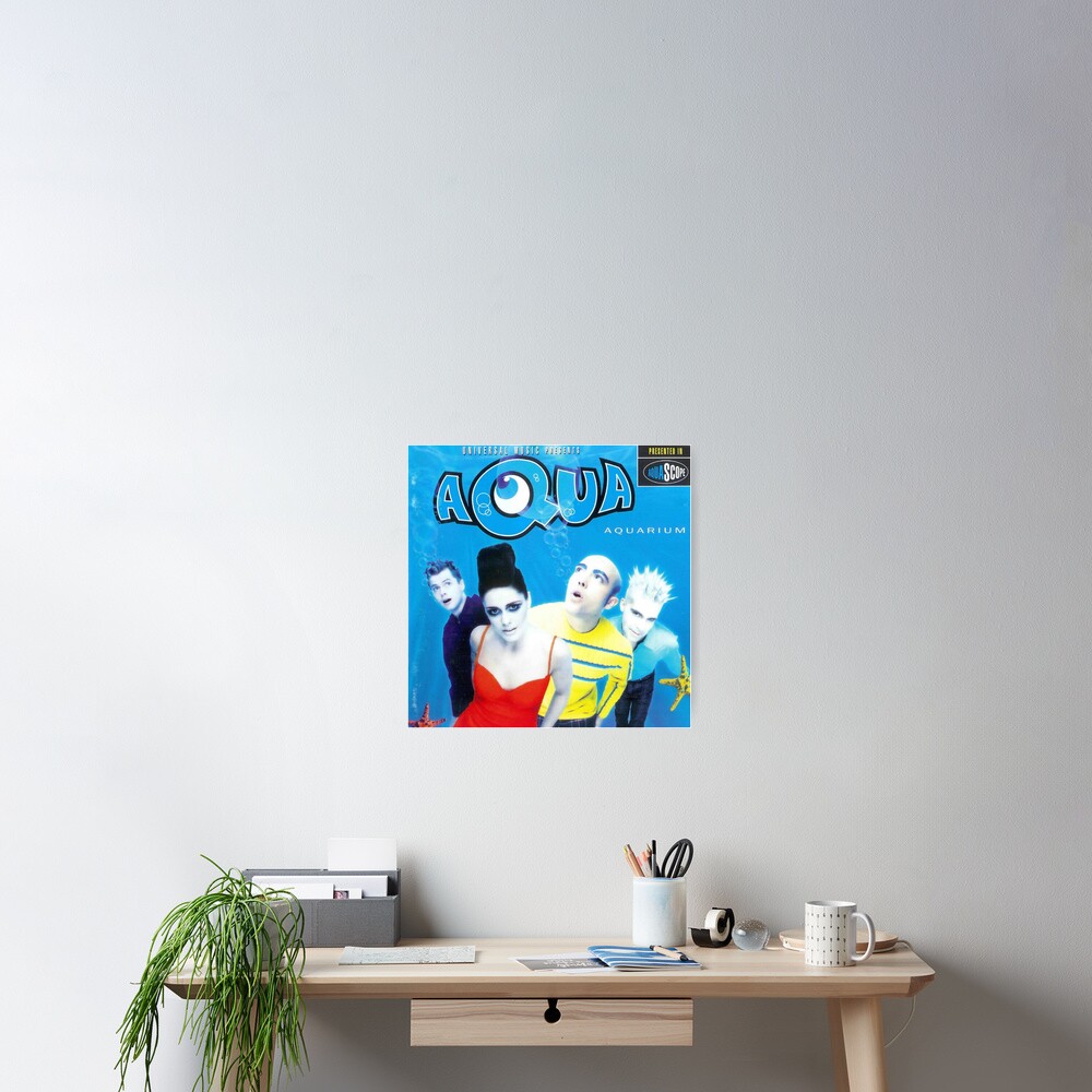 "Aqua "Aquarium" Album Cover" Poster for Sale by adambombnickel | Redbubble