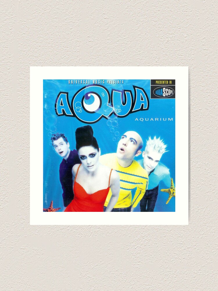 "Aqua "Aquarium" Album Cover" Art Print by adambombnickel | Redbubble