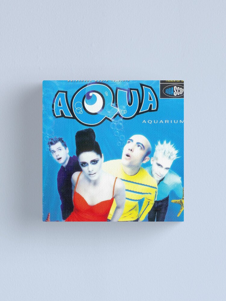 "Aqua "Aquarium" Album Cover" Canvas Print for Sale by adambombnickel ...