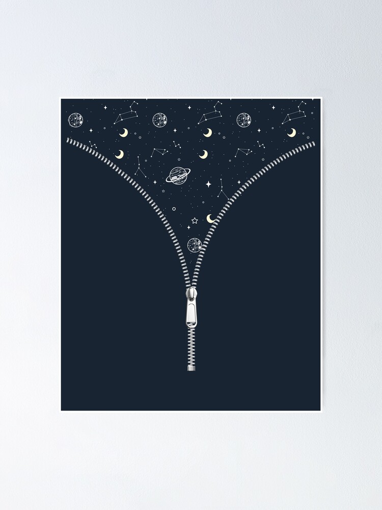 "vintage Opening zipper planets stars space" Poster for Sale by Faty-Za ...