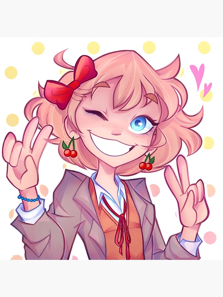 "Sayori" Sticker by sugarbeas | Redbubble