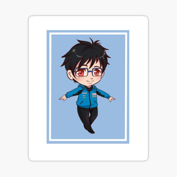 "Yuri on Ice: Yuri" Sticker for Sale by phadmeart | Redbubble
