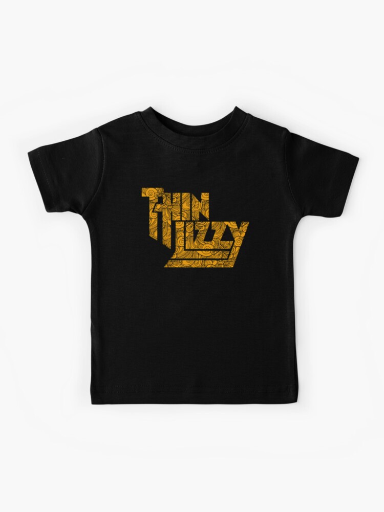 "Thin Lizzy text " Kids T-Shirt for Sale by Valliantify | Redbubble