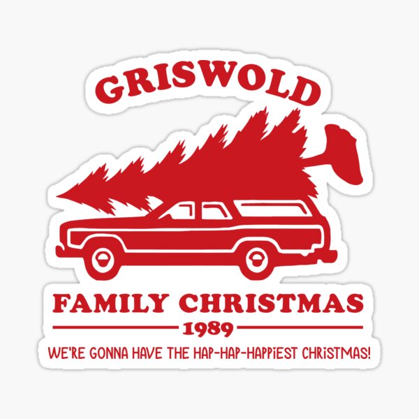 "Griswold family Christmas - Christmas Vacation Rant" Sticker for Sale ...
