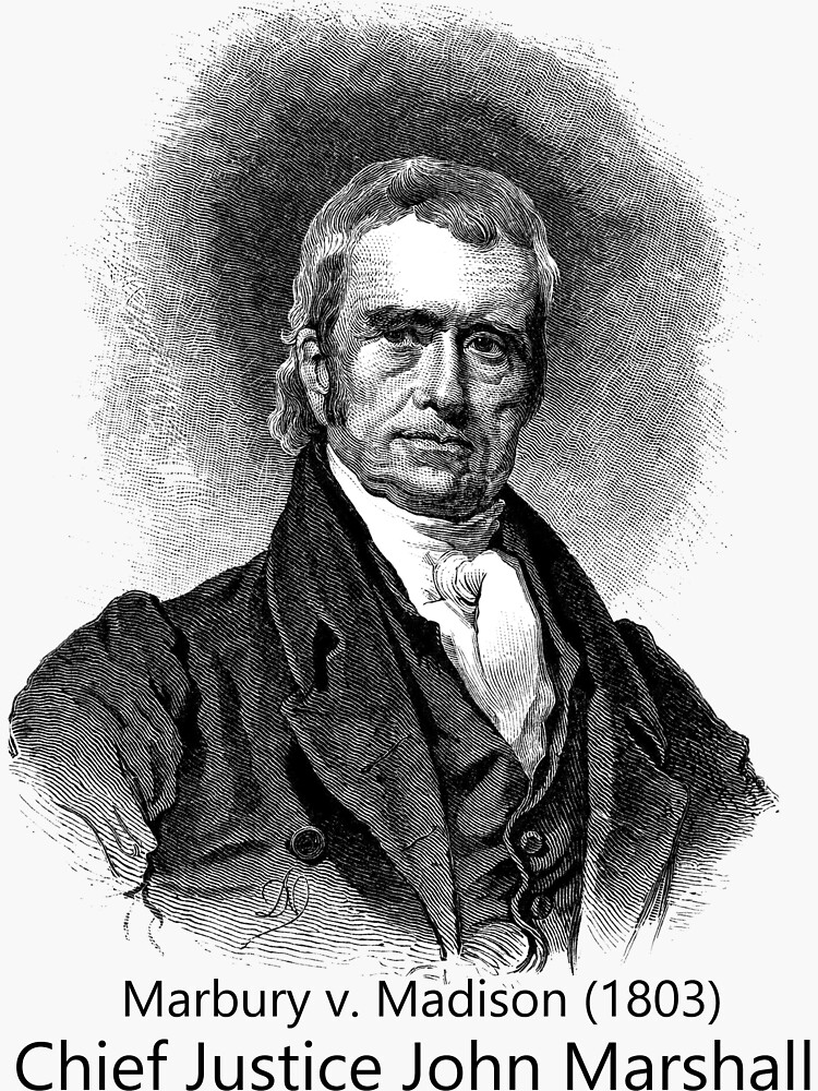 "Chief Justice John Marshall design commemorates the landmark Marbury v ...