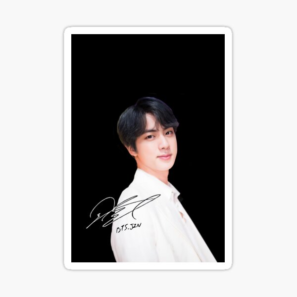 "Jin BTS" Sticker for Sale by artbyivs | Redbubble
