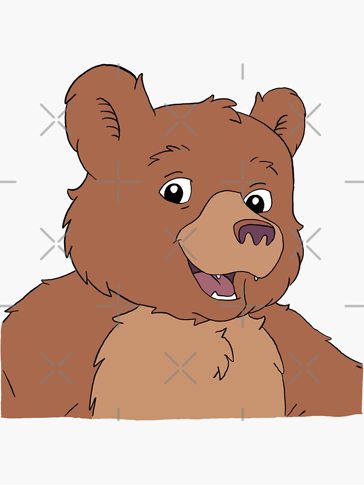 "Little Bear" Sticker for Sale by vpittore | Redbubble