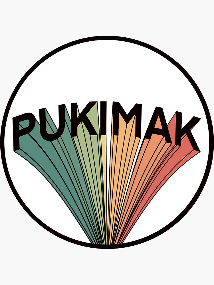 "Pukimak rainbow " Sticker for Sale by badbxtchdesigns | Redbubble